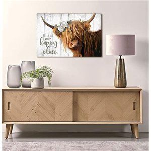 Accents | Cow Wall Art Canvas Poster For Homefarmhouse Kitchen ...